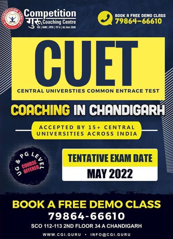 Call-7986466610 CUET Coaching in Chandigarh Competition Guru
